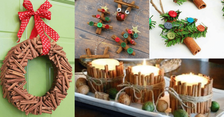Ideas De Decoración Navideña Hechas Con Ramas De Canela