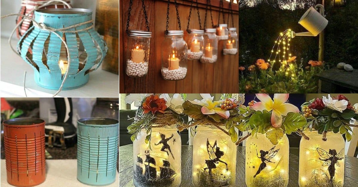 DIY Linternas De Jardín: Agregue Color Y Estilo A Su Jardín